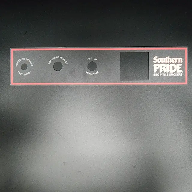 SPX 300 CONTROL PANEL OVERLAY | Schrader's Smoker Service